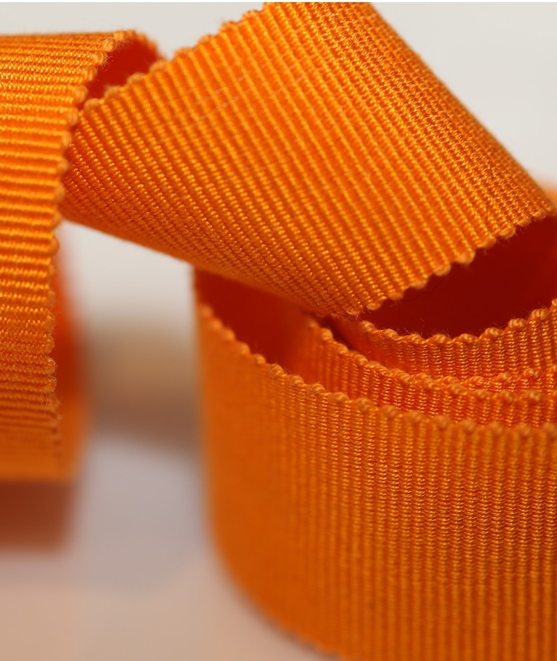 Ruban Gros-grain orange